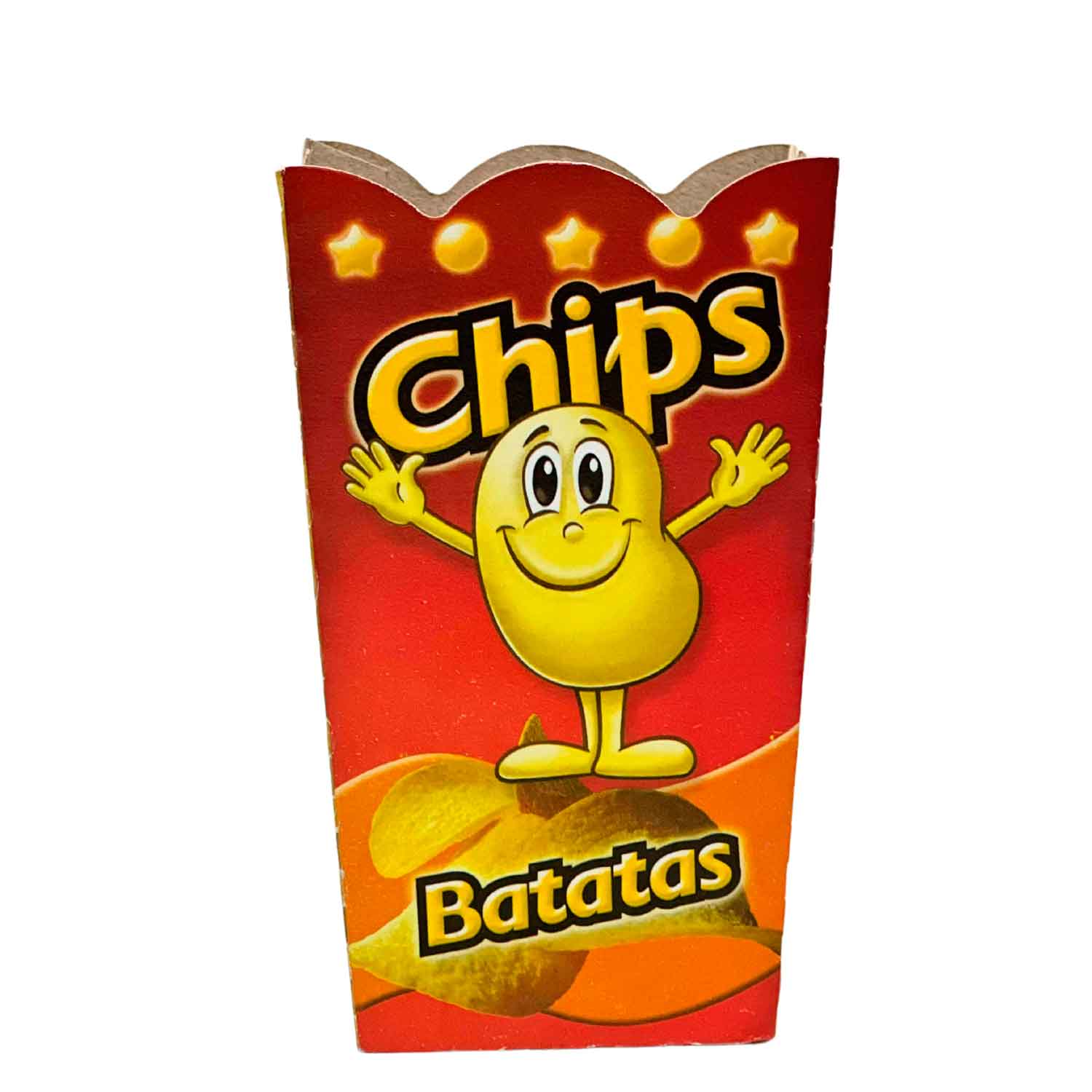 Embalagem Para Batata Chips Pequena 5,5x5,5x11,5 cm - 100 Unidades