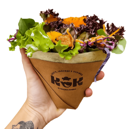 Envelope para crepe anti-vazamento personalizado - Ideal para creperias