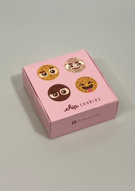 Caixa Para Cookie (12 X 13 X 4,5 Cm) Personalizada