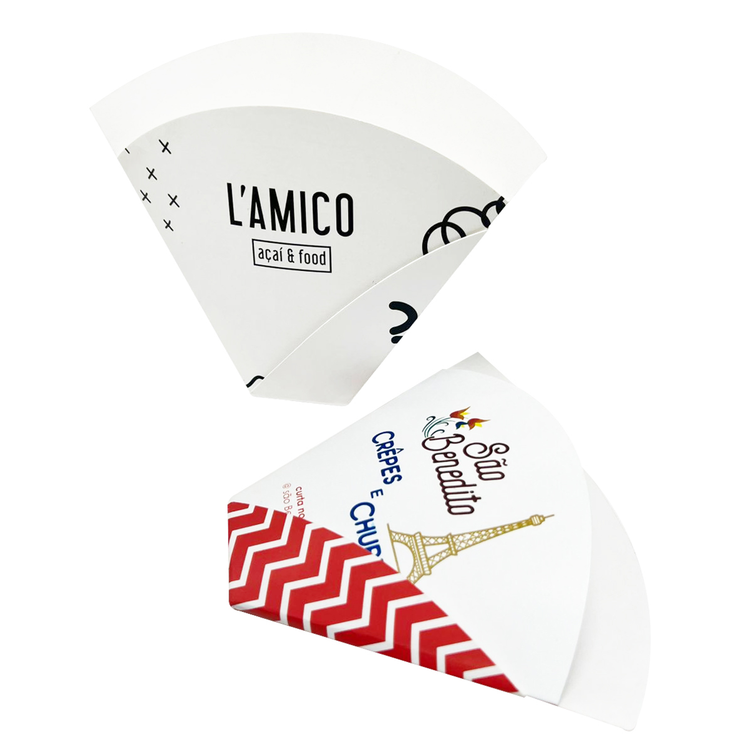 Envelope para crepe anti-vazamento personalizado - Ideal para creperias