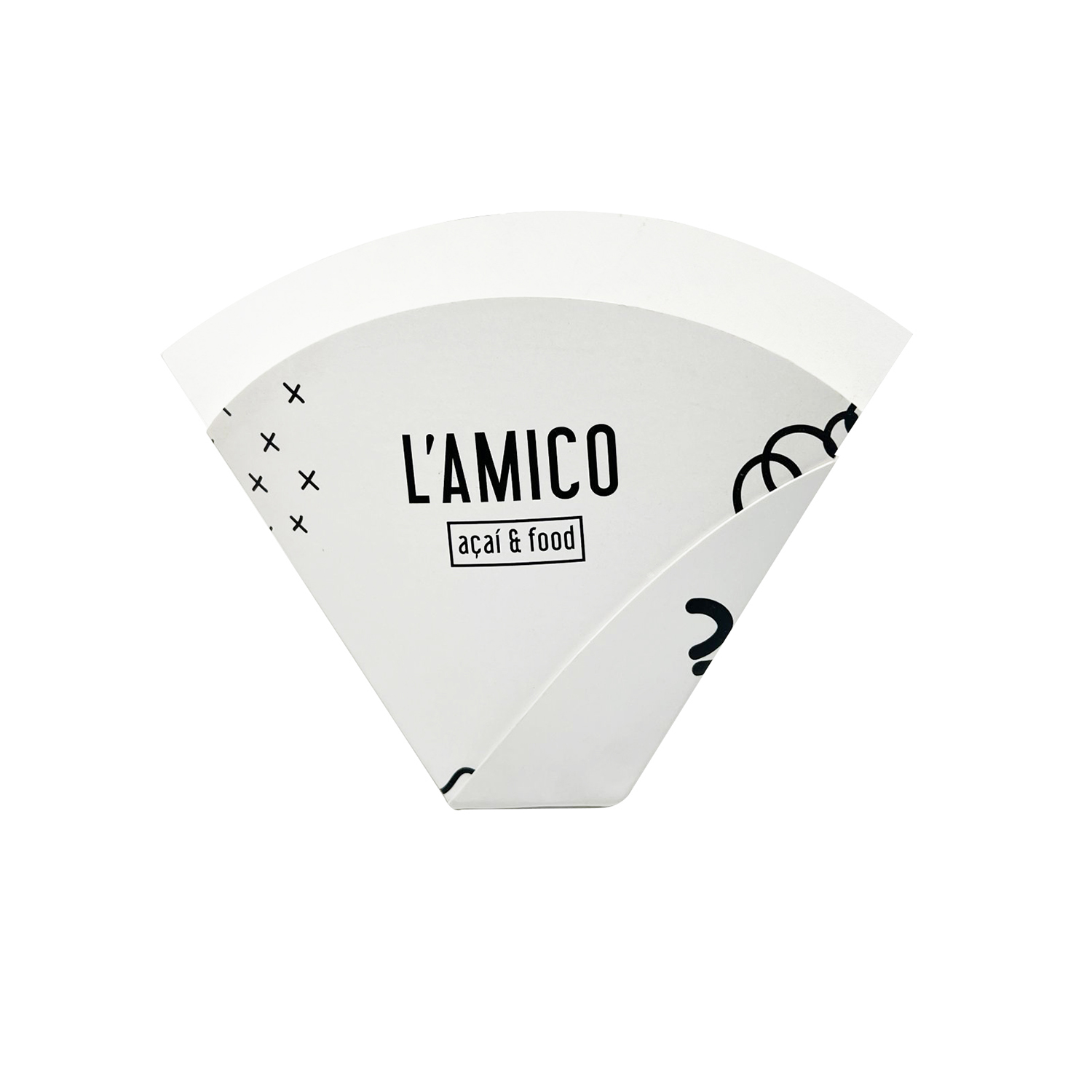 Envelope para crepe anti-vazamento personalizado - Ideal para creperias