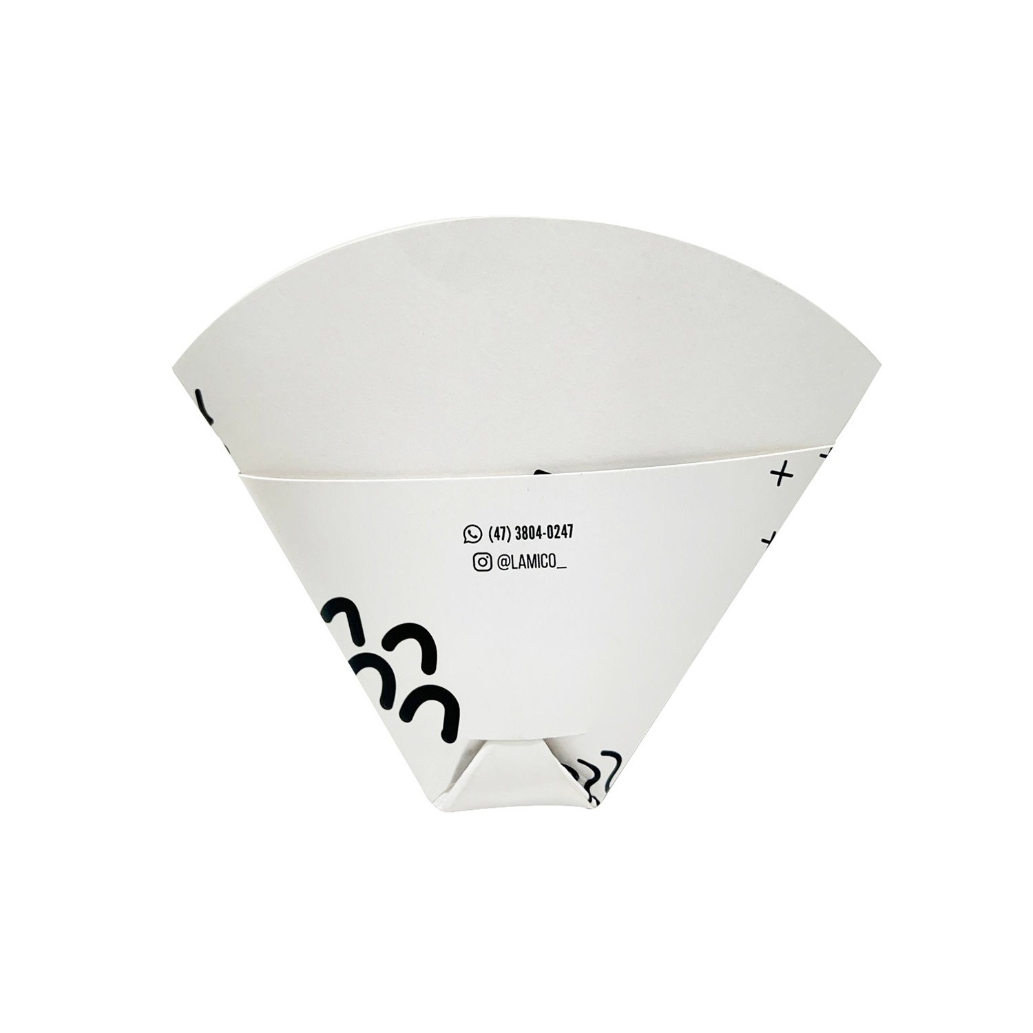 Envelope para crepe anti-vazamento personalizado - Ideal para creperias